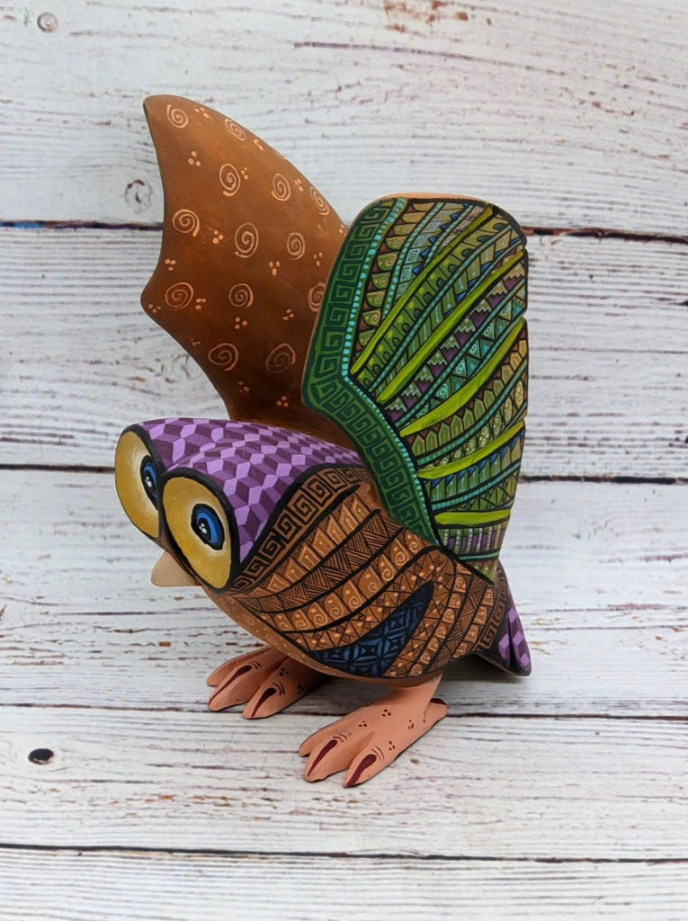 Owl Alebrije Figurine, Handmade Home Decor, Oaxaca Mexico Folk Art, Or ...