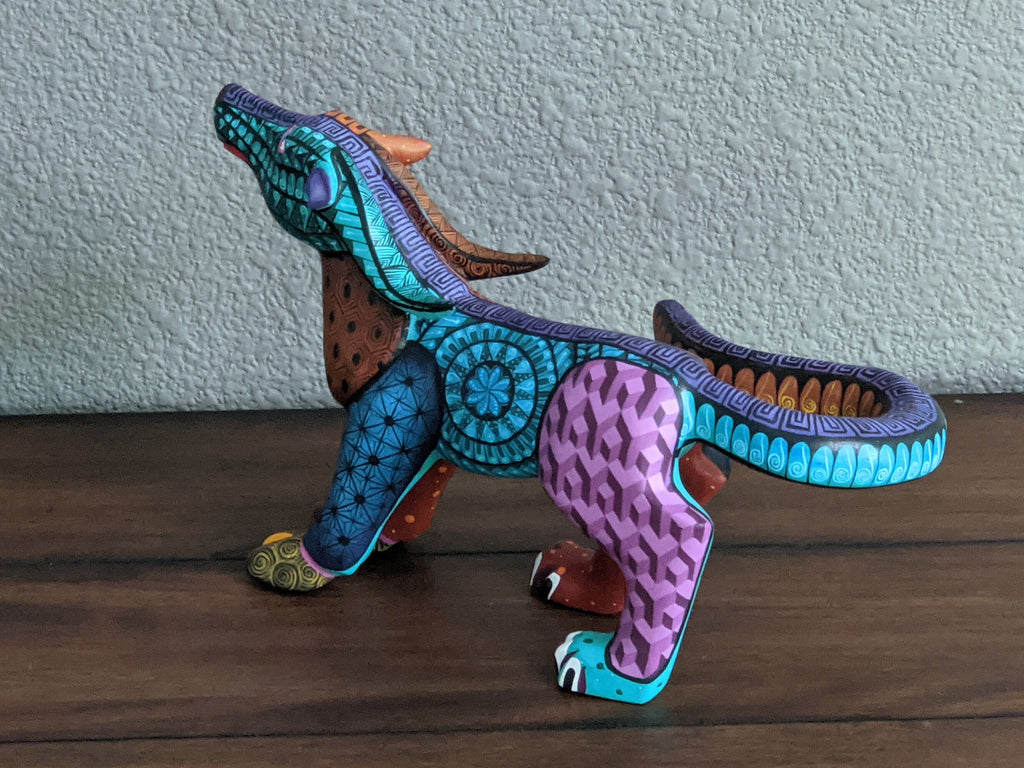 Fusion Alebrije Figurine, Handmade Home Decor, Folk Art from Oaxaca Me ...