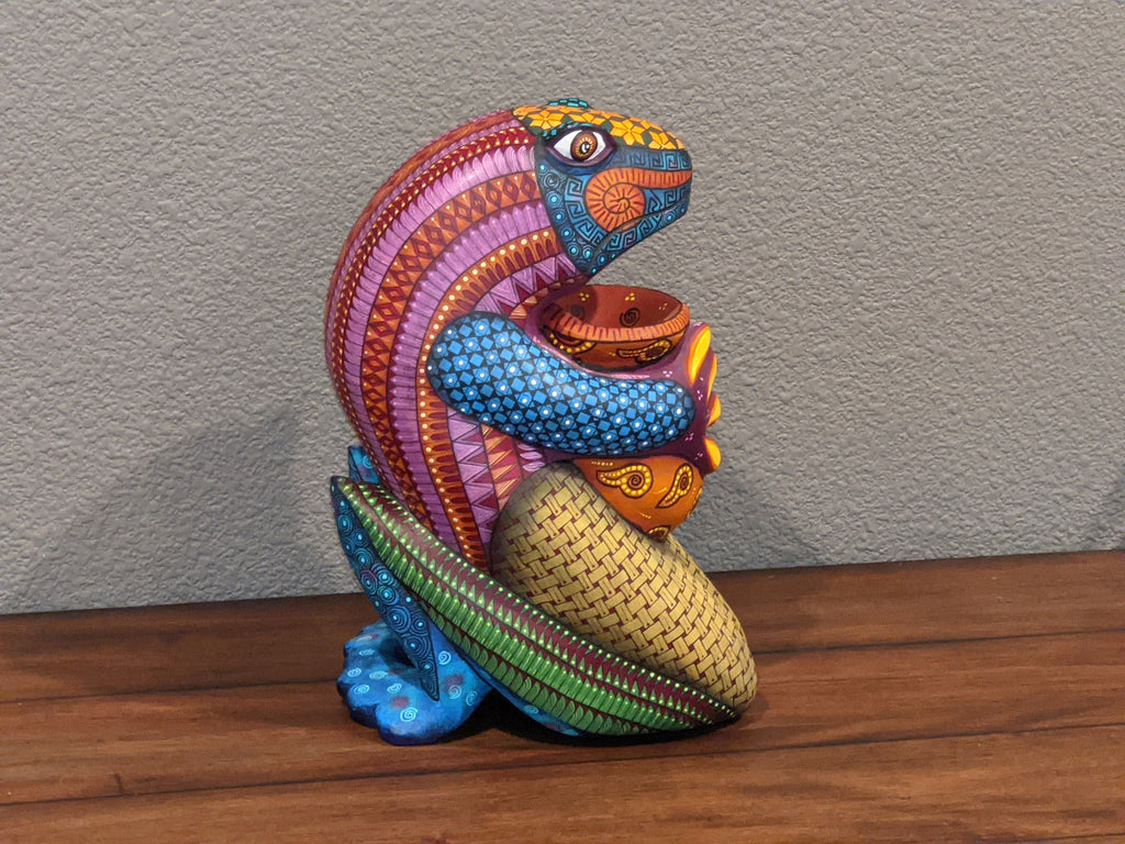 Frog Alebrije Art, Handmade Folk Art from Oaxaca Mexico, Original Wood ...